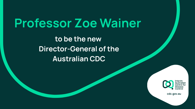 Meet our first Director-General | Australian Centre for Disease Control