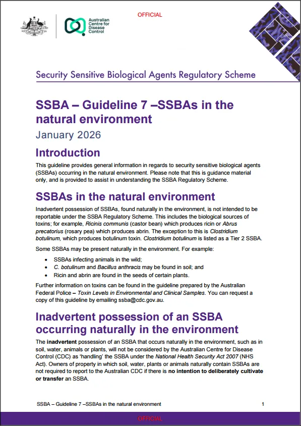 SSBA – Guideline 7 – SSBAs in the natural environment | Australian ...